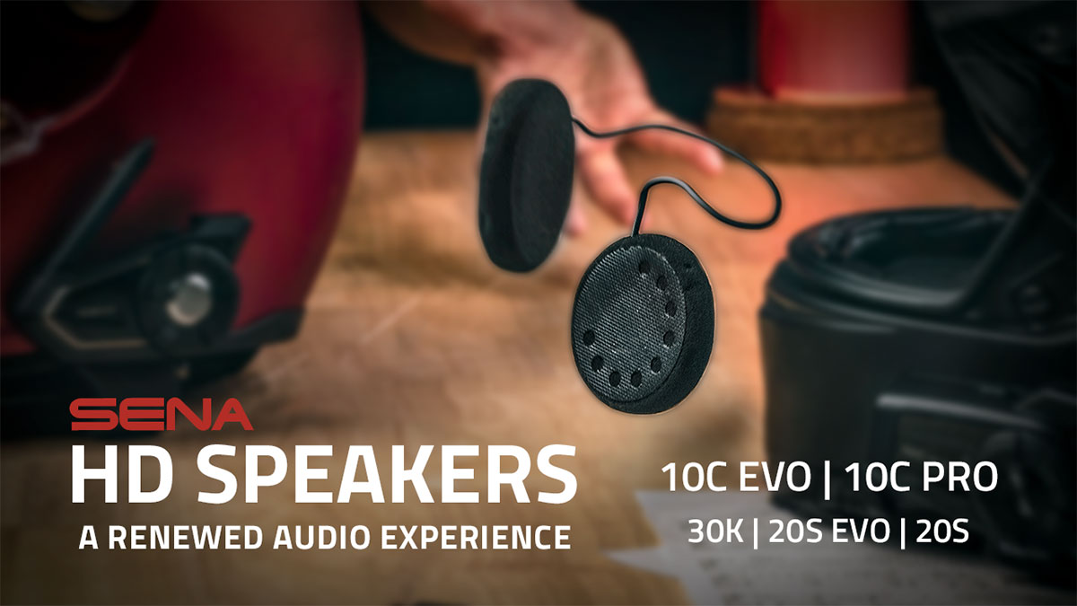 SENA’S PREMIUM HD SPEAKER KITS ARE NOW AVAILABLE FOR THE 10C EVO & 10C ...