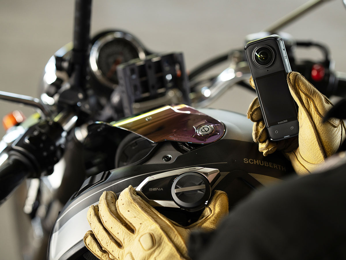 SENA INTERCOMS AND INSTA360 X4 - SENA